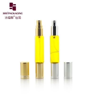 China BLPD Mold Empty Transparent Glass Roll On Bottle Dual Double Ended Bottles For Essential Oil for sale