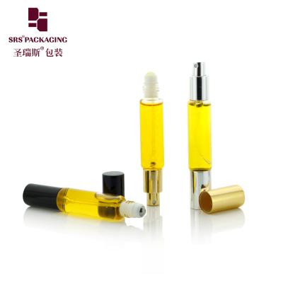 China BLPD Mold Empty Transparent Glass Roll On Bottle Dual Double Ended Bottles For Essential Oil for sale