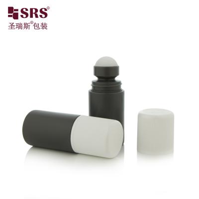 China RPPC1-60ML Wholesale Customize Colored Matte Glossy Roll On Deodorant Bottle With Child Resistant Cap for sale