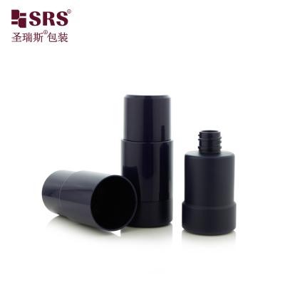 China RPPE 50ml 75ml Zwarte Injectie Kleur PP PCR Glanzende Lege Roll-On Fles Voor Antiperspirant Te koop