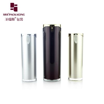 China Schönheit und neue Farbe Zylinder Lotion Flasche mit Pumpe leer zu verkaufen