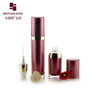 China L040 15 ml 30 ml 60 ml 120 ml Herstellungsflasche mit Roségold-Lotionspumpe zu verkaufen
