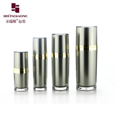 China SRS 30 ml 50 ml Forma de olho acrílico vazio Loção plástica cosmética Botelho Para cuidados pessoais à venda