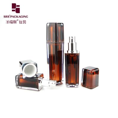 China L054 15 ml 30 ml 50 ml 100 ml frasco de loção de forma quadrada à venda