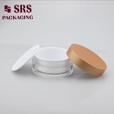 China J027B 120ml blue painting color cosmetic jar for cream for sale