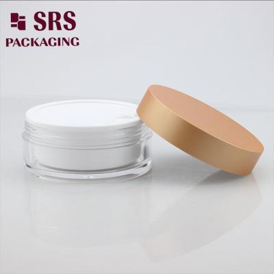 China purple color J027B 12ml face cream jars supplier for sale