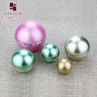 China J010 ball shape designer plastic jars for cosmtic for sale