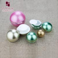 China J010 ball shape designer plastic jars for cosmtic for sale