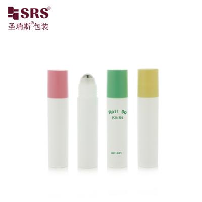 China RPPI 20ml Empty Injectiom Custom Macaron Color PP Thick Wall Plastic PCR Roll On Bottle For Anti-Itch Liquid for sale