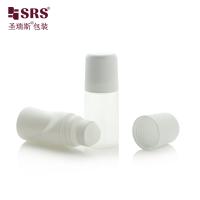 China RPPB 50ML Unique Shape Plastic PP Mono Roll On Deodorant Bottle for sale