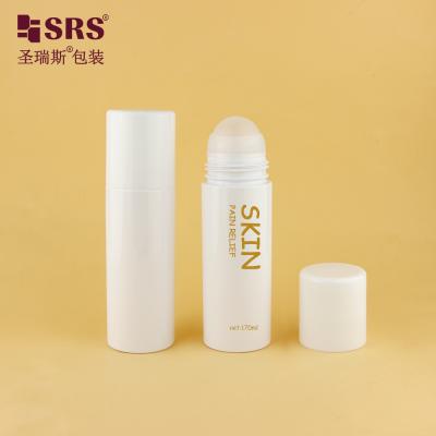 China PET 130ml 170ml Empty Plastic Roll On Deodorant Gel Bottle Skincare Packaging Customization for sale