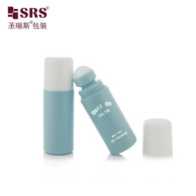 China RPPC 75ML 2.5 oz Plastic PP PCR Injection Blowing Roller Ball Bottle For Antiperspirant Gel for sale