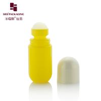 China Custom 50ML Large Plastic Roller Ball Bottle Refillable Empty Roll‑on Packaging Bottle for sale