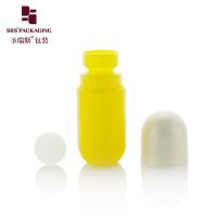China Custom 50ML Large Plastic Roller Ball Bottle Refillable Empty Roll‑on Packaging Bottle for sale