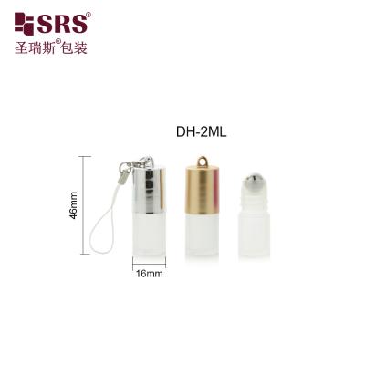 China Small 2ml Plastic Roll On Bottle Pull Ring Cap Travel Size Perfume Oil Sample Cosmetic Bottle Bulk Supply for sale