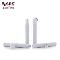 China 10ml Plastic Roll‑on Bottle with Pull‑Ring Cap Custom Color Empty Cosmetic Roller Container for sale