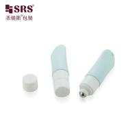 China KG2 20ML Oblate Shape Empty Customized Roller Ball Bottle With Switch Collar With Printed Logo for sale