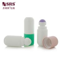 China 50ml Empty Round Bottom Deodorant Roll-on Bottle, Roller Bottle With Double Layer Childproof Cap for sale