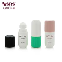 China 50ml Empty Round Bottom Deodorant Roll-on Bottle, Roller Bottle With Double Layer Childproof Cap for sale