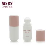 China 50ml Empty Round Bottom Deodorant Roll-on Bottle, Roller Bottle With Double Layer Childproof Cap for sale