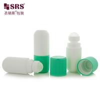 China 50ml Empty Round Bottom Deodorant Roll-on Bottle, Roller Bottle With Double Layer Childproof Cap for sale