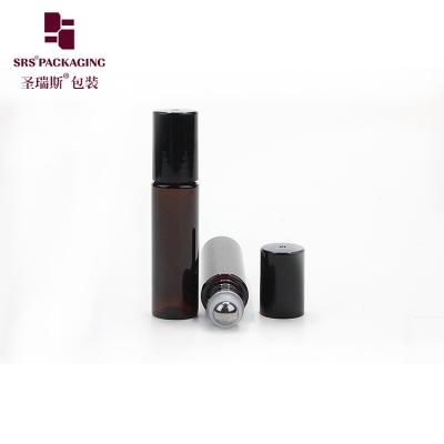 China amber plastic PET empty mini 10ml elegant roll on lipgloss for sale