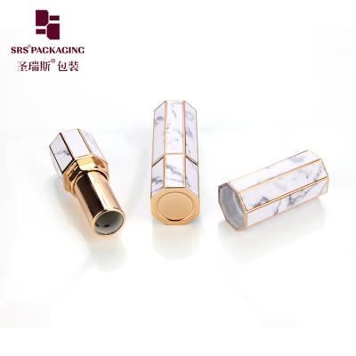 Cina forma ottagonale unica mini modello personalizzato tubo di rossetto vuoto in vendita