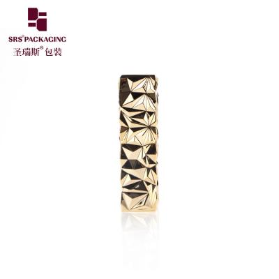 Cina forma quadrata oro lucido lusso rossetto di alta qualità tubo vuoto in vendita