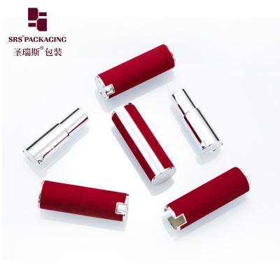 Cina stocks rosso lusso all'ingrosso vuoto a forma rotonda campione tubo di rossetto in vendita