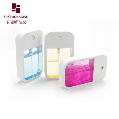 Cina Bottiglia di profumo in plastica a spruzzo da 40 ml, piatta e vuota, per prodotti cosmetici per la cura personale in vendita
