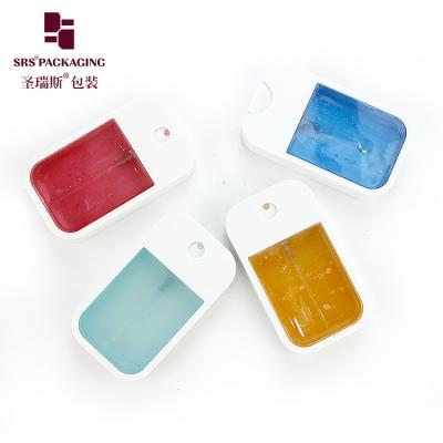 Cina Bottiglia di profumo in plastica a spruzzo da 40 ml, piatta e vuota, per prodotti cosmetici per la cura personale in vendita