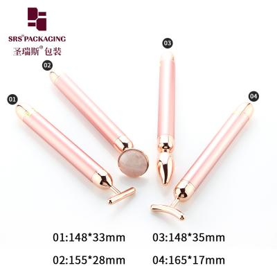Cina imballaggio cosmetico di lusso giada massaggio testa vibratore elettrico beauty bar in vendita