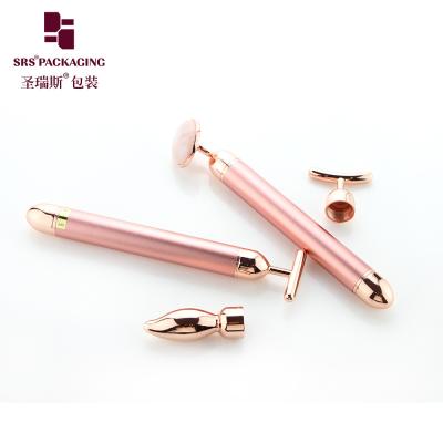 Cina imballaggio cosmetico di lusso giada massaggio testa vibratore elettrico beauty bar in vendita