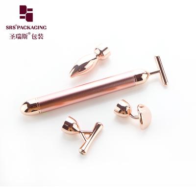 Cina imballaggio cosmetico di lusso giada massaggio testa vibratore elettrico beauty bar in vendita