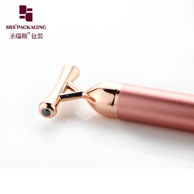 Cina diversi massaggi testa rosa oro vibrante sollevare il contorno del viso massaggiatore utensili facciali in vendita