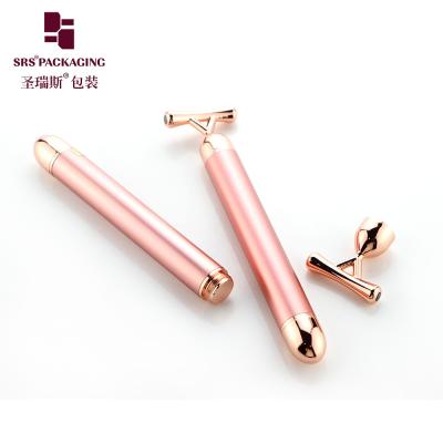 Cina diversi massaggi testa rosa oro vibrante sollevare il contorno del viso massaggiatore utensili facciali in vendita