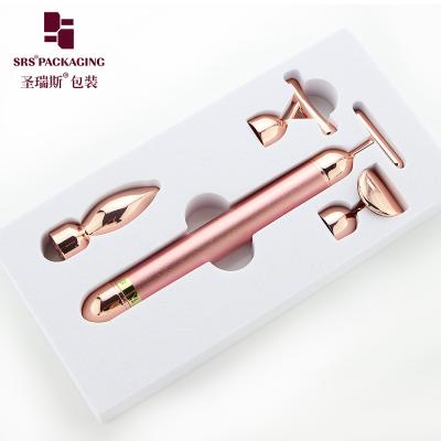 Cina diversi massaggi testa rosa oro vibrante sollevare il contorno del viso massaggiatore utensili facciali in vendita