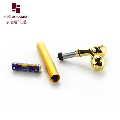Cina all'ingrosso oro lusso vibrante face lifting a forma di Y strumento di massaggio per la bellezza facciale in vendita