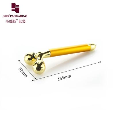Cina all'ingrosso oro lusso vibrante face lifting a forma di Y strumento di massaggio per la bellezza facciale in vendita