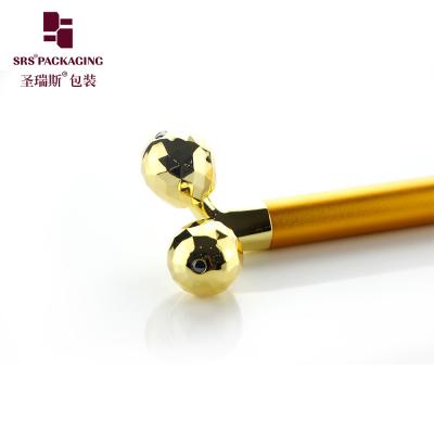 Cina all'ingrosso oro lusso vibrante face lifting a forma di Y strumento di massaggio per la bellezza facciale in vendita