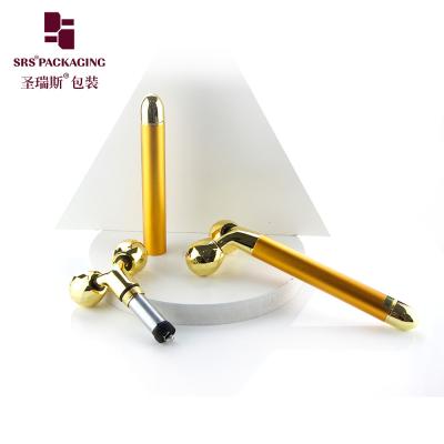 Cina all'ingrosso oro lusso vibrante face lifting a forma di Y strumento di massaggio per la bellezza facciale in vendita