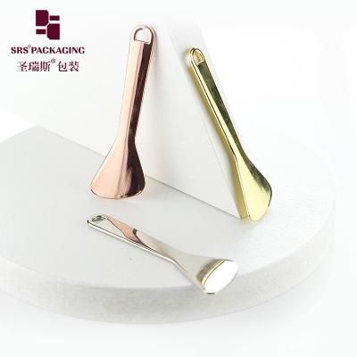Cina SPA cura della pelle lusso lega di zinco oro piatto argento spatola cosmetica metallo in vendita