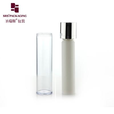 China round shape 15ml 30ml 50ml acrylic empty airless lotion pump bottle for sale