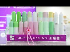 RPPF 20 ml Witte Frosted Plastic Roll-On Fles Verpakking Massage Stalen Bal Pijnverlichting Gel