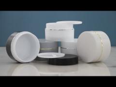 SRSJK Glossy Matte In Mold Plastic PCR Cream Jar PP