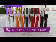 SRS8447-15ML Leeg Aangepast Kleur Plastic Roller Steel Ball Voor Oog Gel Radialen Vorm Uniek Ontwerp PETG Materiaal Applicator
