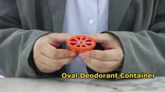 D040 Watch: 15ML 40ML 50ML 75ML PP plastic oval shape deodorant gel container Showcase