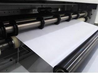China 1100mm A4 Paper Cutting Machine PLC Control Roll To Sheet Cutting Machine for sale