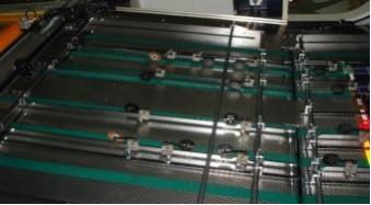 China 4500kg Fully Automatic Cylinder Screen Printing Machine With 1050×730mm for sale