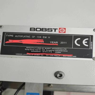 China BOBST AUTOPLATINE SP 104 BM H Automatic Die Cutting And Foil Stamping Machine With Hologram for sale